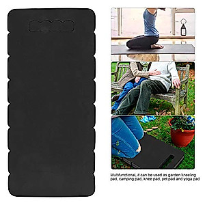 Binyalir Garden Knee Pads, EVA Waterproof Durable Kneeling Pad with Handle for Gardening for Gardening Working(Black)