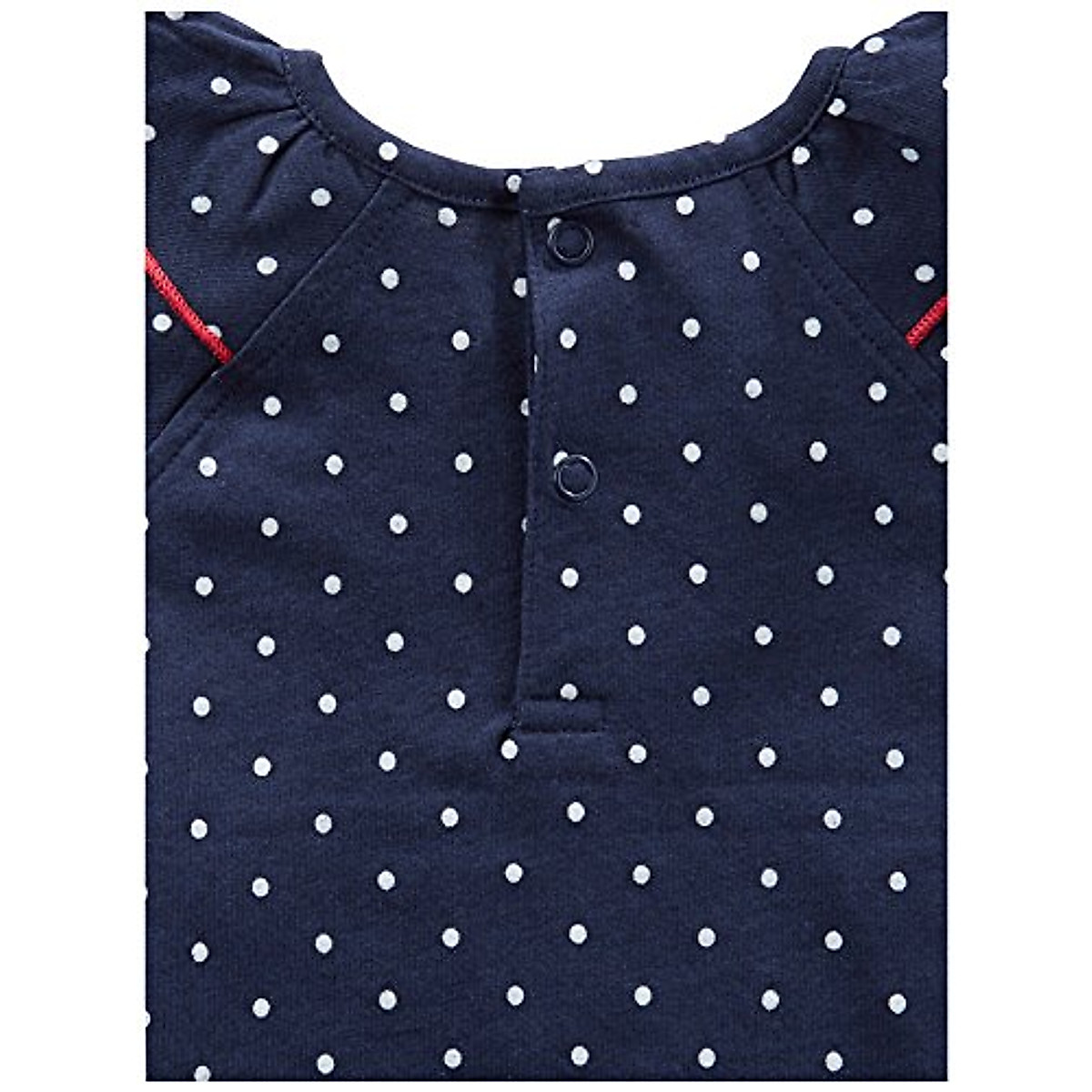 Simple Joys by Carter's Baby Girls' 4-Piece Playwear Set, Navy/Red, Dots/Stripe/Bird, 18 Months