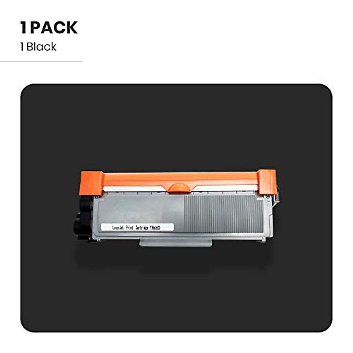 YoYoInk 1-Pack Compatible Toner Cartridge Replacement for Brother TN660 TN-660 TN630 TN-630 (1 Black, High Yield)