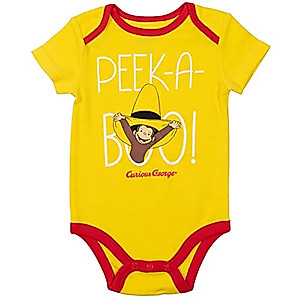 Curious George Welcome to the Universe Baby Baby Bodysuit (Pack of 2)