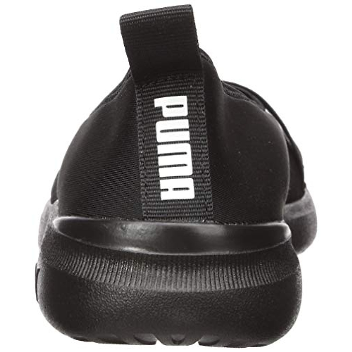 PUMA womens Adelina Sneaker, Puma Black- Puma White, 9 US