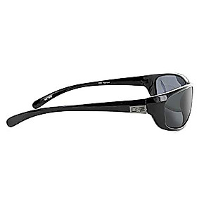 Optic Nerve - 2022 Premium & Affordable Polarized Sport Sunglasses for Men/Women, Backwoods Edition with Shiny Dark Demi Frame/Brown Lens