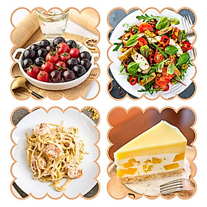 Senzeal 12pcs Stainless Steel Dessert Fork Set 5.5 Inch Mirror Finish Salad Forks Cake Fork for Home Kitchen Restaurant Bar Parties Events Wedding