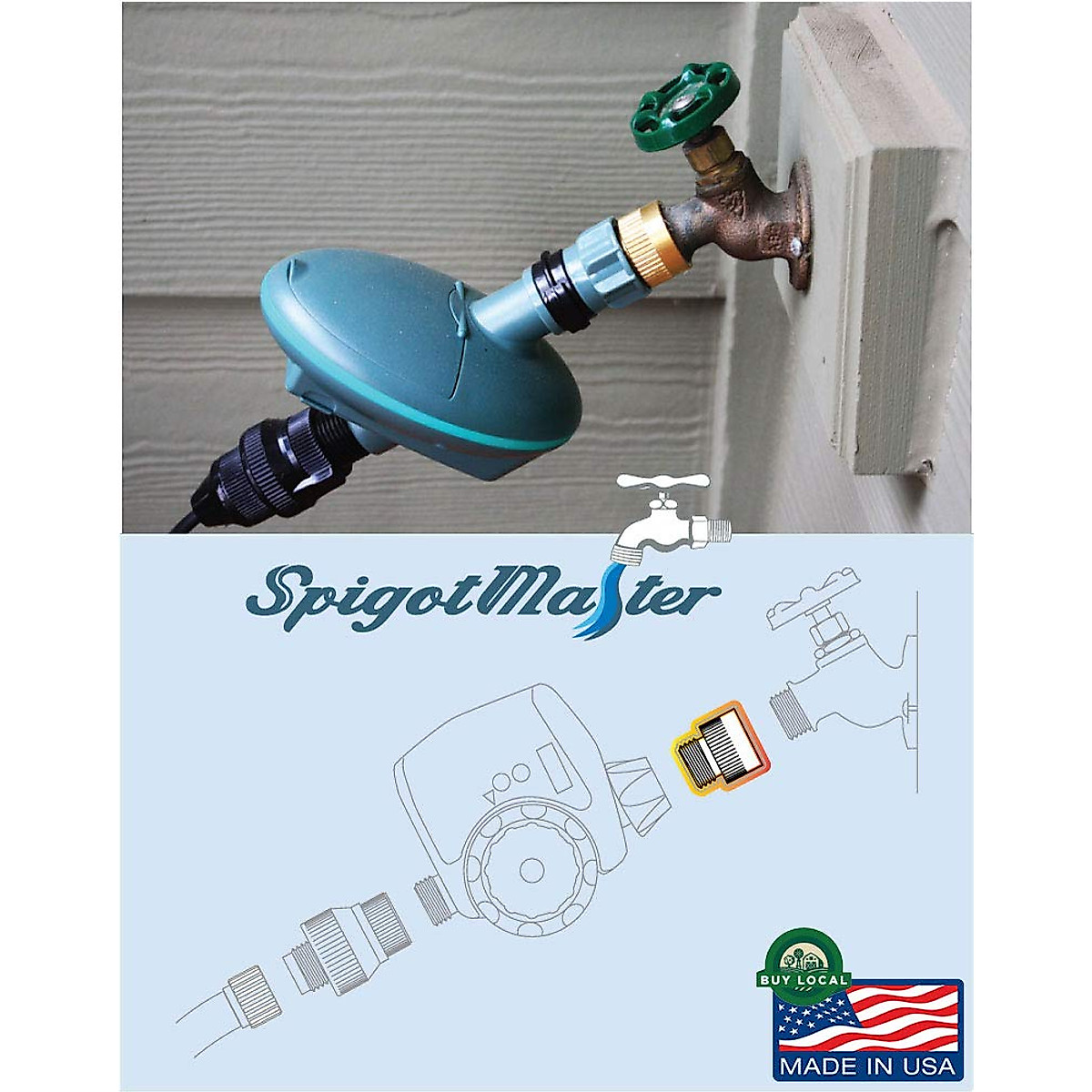 Spigotmaster ~ SM01 Vacuum Breaker Adapter~ Turns an Arrowhead Anti-Siphon Hose Bib Into a Straight Through Connection. Replaces 1019-a-486BFP & Fits: 482BFP(1, SM01)
