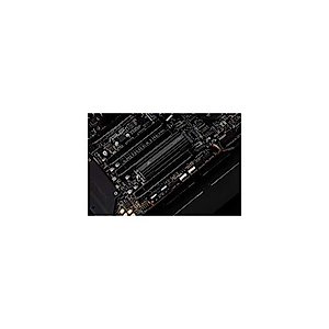 Corsair MP600 PRO 2TB M.2 NVMe PCIe x4 Gen4 SSD (Up to 7,000MB/sec Sequential Read & 6,550MB/sec Sequential Write Speeds, High-Speed Interface, 3D TLC NAND, Built-in Heatspreader) Black