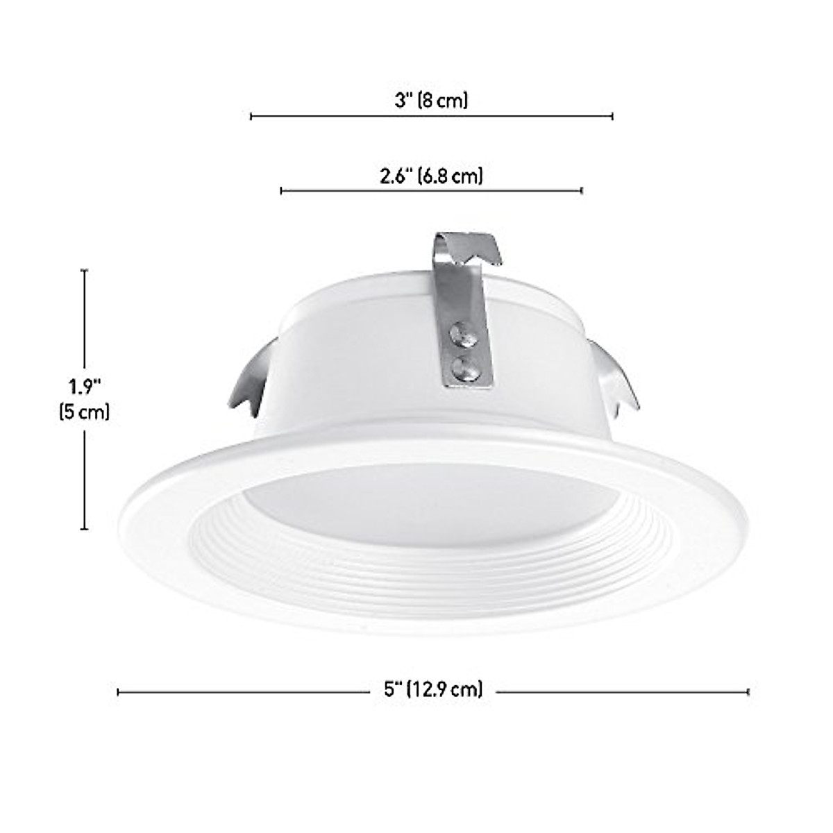 Globe Electric 91152 Retrofit Recessed Lighting, 4", White