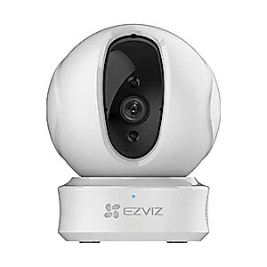 EZVIZ 2MP Indoor Pan/Tilt WiFi Security Camera, 360° Coverage, Auto Motion Tracking, Two-Way Talk, Clear 33ft Night Vision, Supports MicroSD Card (Sold Seperately)| C6CN