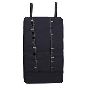 Acouto Chef Knife Roll Bag, Foldable Oxford Cloth Cutter Carrying Bag Knife Cutlery Carrier Portable Knife Pouch Holders Cases for Restaurant Hotle Home Camping BBQ