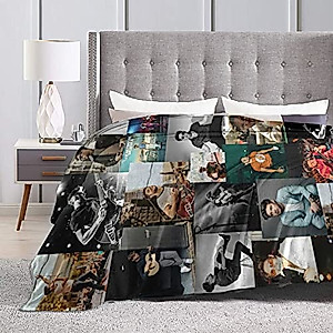 DanaJLessard Flannel Blanket Niall Singer Horan Throws Blanket Fleece Air Conditioning Blankets All Season 60"x50"