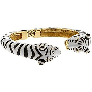 Kenneth Jay Lane Animal Head and Animal Print Bangles - Tiger, Giraffe, Elephant