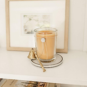 VOTIVO 16.2oz Large Aromatic Soy Blend Candle, Highly fragranced Luxury Home décor-Teak