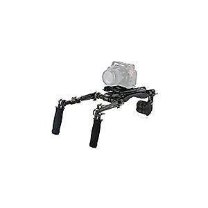 Tilta Lightweight Shoulder Rig | Compatible with DSLR, Mirrorless and Compact Cinema Cameras | TA-LSR-B