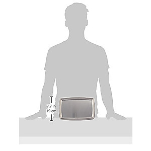 Winco SIZ-11B Stainless Steel Rectangular Sizzling Platter, 11-Inch