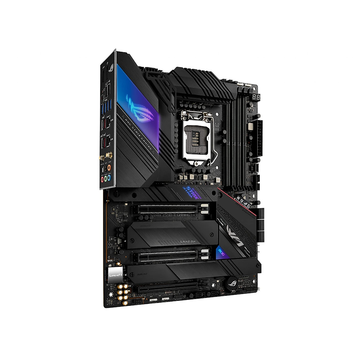 ROG Strix Z590-E Gaming WiFi 6E LGA 1200(Intel 11th/10th Gen) ATX Motherboard (PCIe 4.0, 14+2 Power Stages, DDR4 5333+, Dual Intel 2.5 Gb LAN,Thunderbolt 4, 4xM.2/NVMe SSD and Aura RGB) (Renewed)