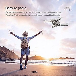 GoolRC Mini Drone with Dual Camera for Adults, KK5 WiFi FPV Drone with 4K HD Camera, RC Quadcopter with 360° Flip, Gesture Photo/Video, Headless Mode, Altitude Hold, Include Carry Bag and 3 Batteries