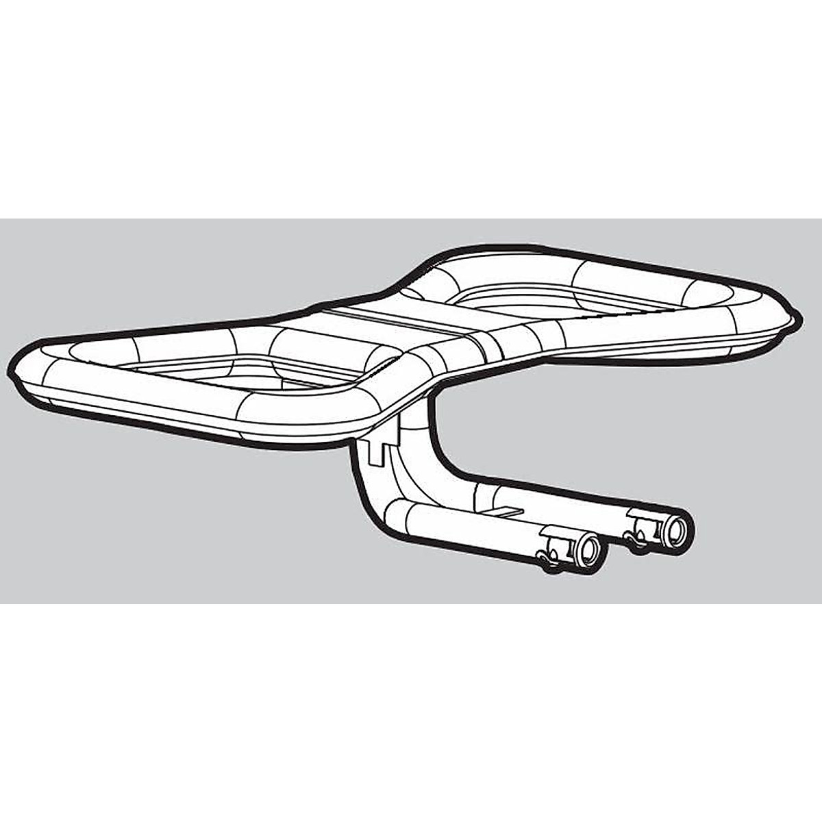 Broilmaster DPP111 Replacement Burner Kit for P3X Series Grills