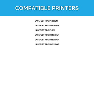 LD Products Compatible Toner Cartridge Printer Replacement for HP 78A CE278A (Black) for in use: HP-78A HP78A Laserjet Pro / Laserjet M1536dnf, M1537dnf, M1538dnf, M1539dnf, P1566, P1606dn