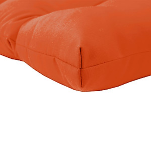 QILLOWAY Indoor/Outdoor Bench Cushion,51-Inches (Orange)