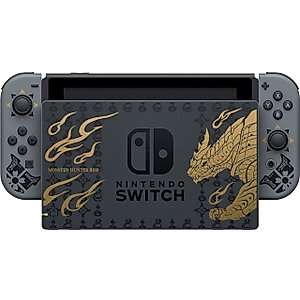 Newest Rise Deluxe Edition 32GB Console, Gray Joy-Con, 6.2" Multi-Touch Screen, HDMI, Bluetooth, WiFi, Extra External 64GB Storage plus Ultimate 18-in-1 Case