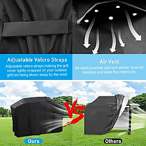 Griddle Cover for Blackstone 28 XL inch Griddle,Rip-Proof Upgraded Heavy Duty Material 75in Culinary Griddle Cover,Waterproof UV & Fade Resistant Flat Top Gas Grill Cover with Strap and Two Zippers