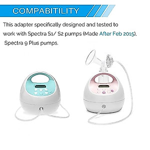 PumpMom 12 Volt Breast Pump Car Adapter for Spectra S1, S2, Spectra 9 Plus Pumps – Replacement Vehicle Lighter Power Adapter for Spectra