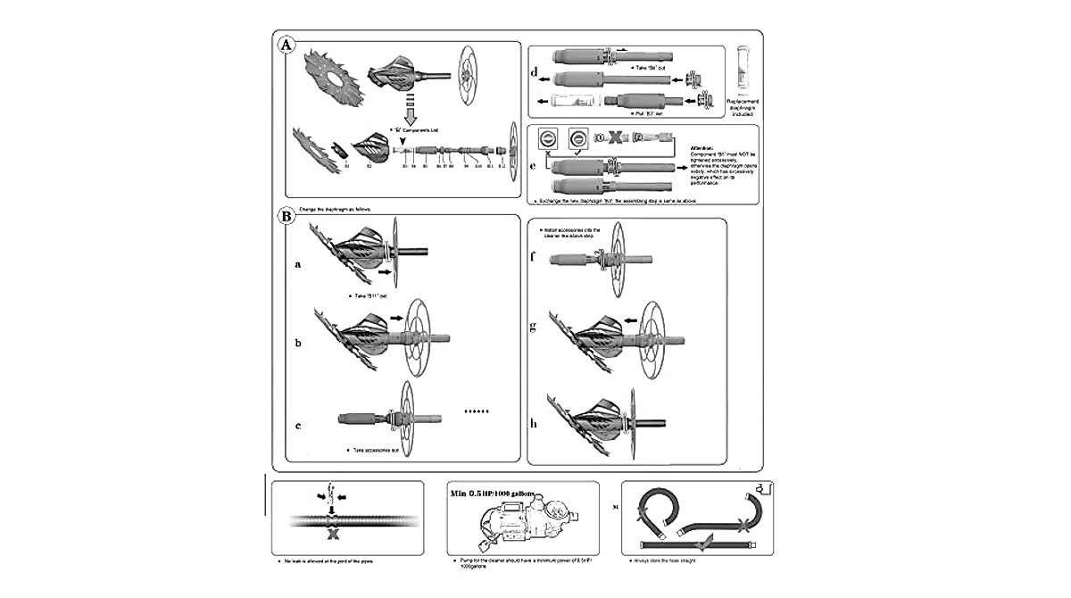 Powerful U.S. Pool Supply Octopus Automatic Pool Vacuum Cleaner & Hose Set