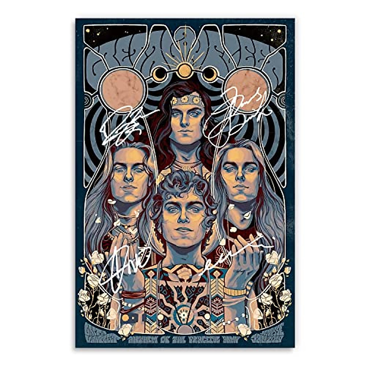 IDfine Art Poster Canvas Wall Art Paintings Cool Posters for Living Room Bedroom Decor Birthday Gift Unframed (16x24Inch(40x60cm))