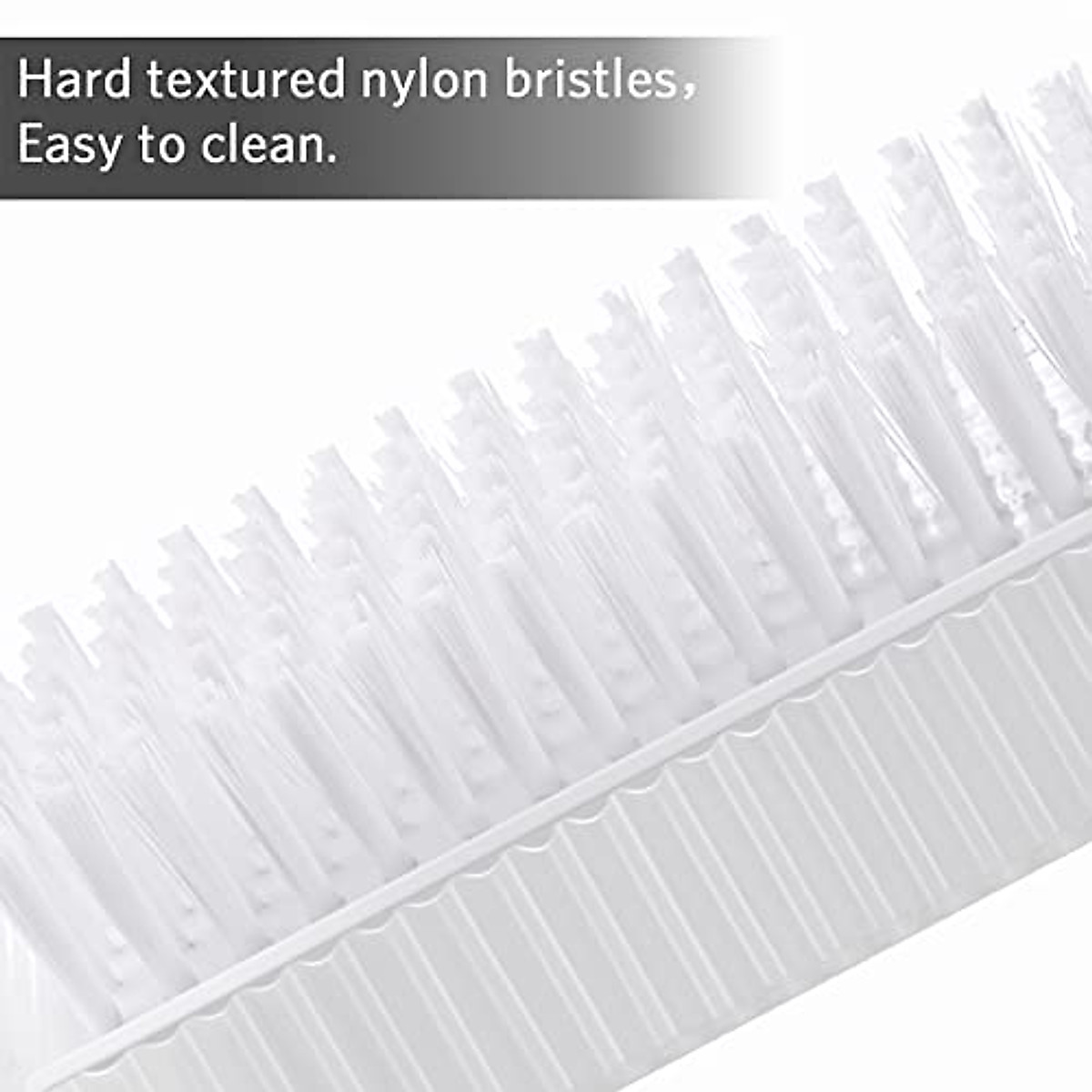 5 Pieces Hand Scrub Brushes for Cleaning Fingernail Brush Stiff for Men Non Disposable Scrub Brush Heavy Duty Plastic Cleaning Brushes for Hands Nail Cleaning (White)
