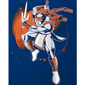 The Childrens Place Boys' Assorted Everyday Long Sleeve Graphic T-Shirts, Space Ninja, Medium (7/8)