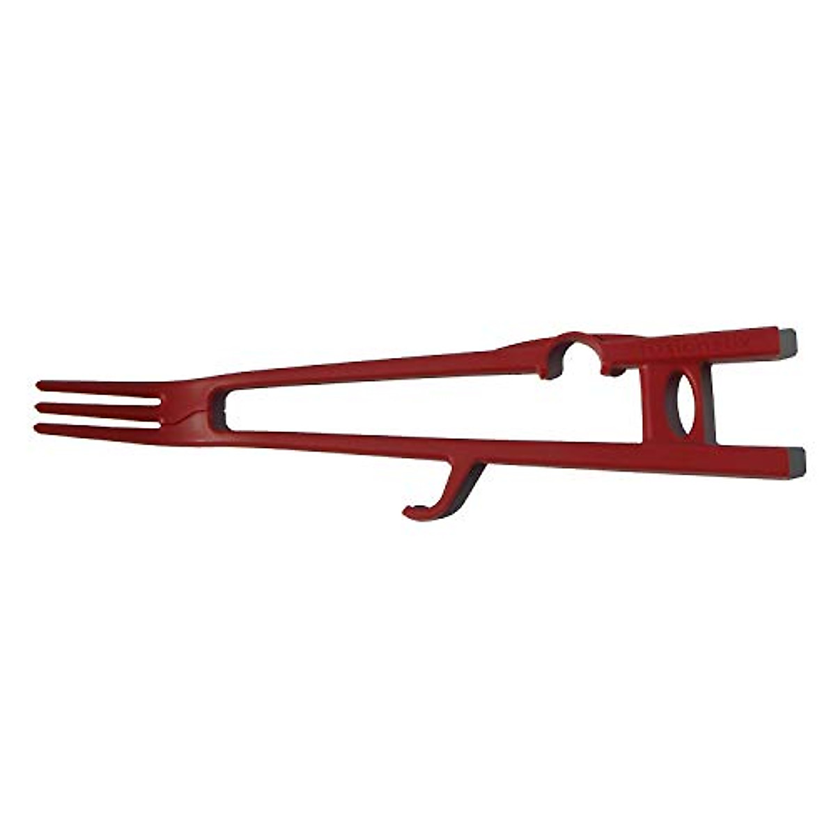 fusionstix, the reusable, BPA free, dishwasher safe, fork chopstick combo utensil flatware for home kitchen, camping, backpacking, picnics, outdoor activities, or eating on the go (Watermelon)