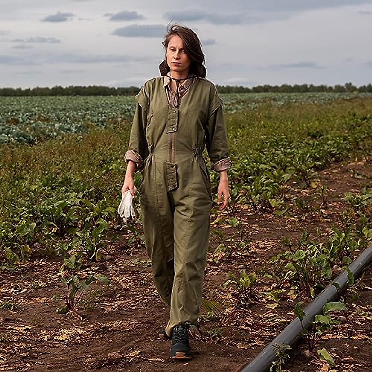 NORTIV 8 Women's Waterproof Hiking Boots Lightweight Outdoor Trekking Camping Trail Work Boots Duck Boots Size 9 W US SNHB2312W, Black