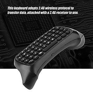 Portable Mini Bluetooth Gaming Keyboard Chatpad for One Controller