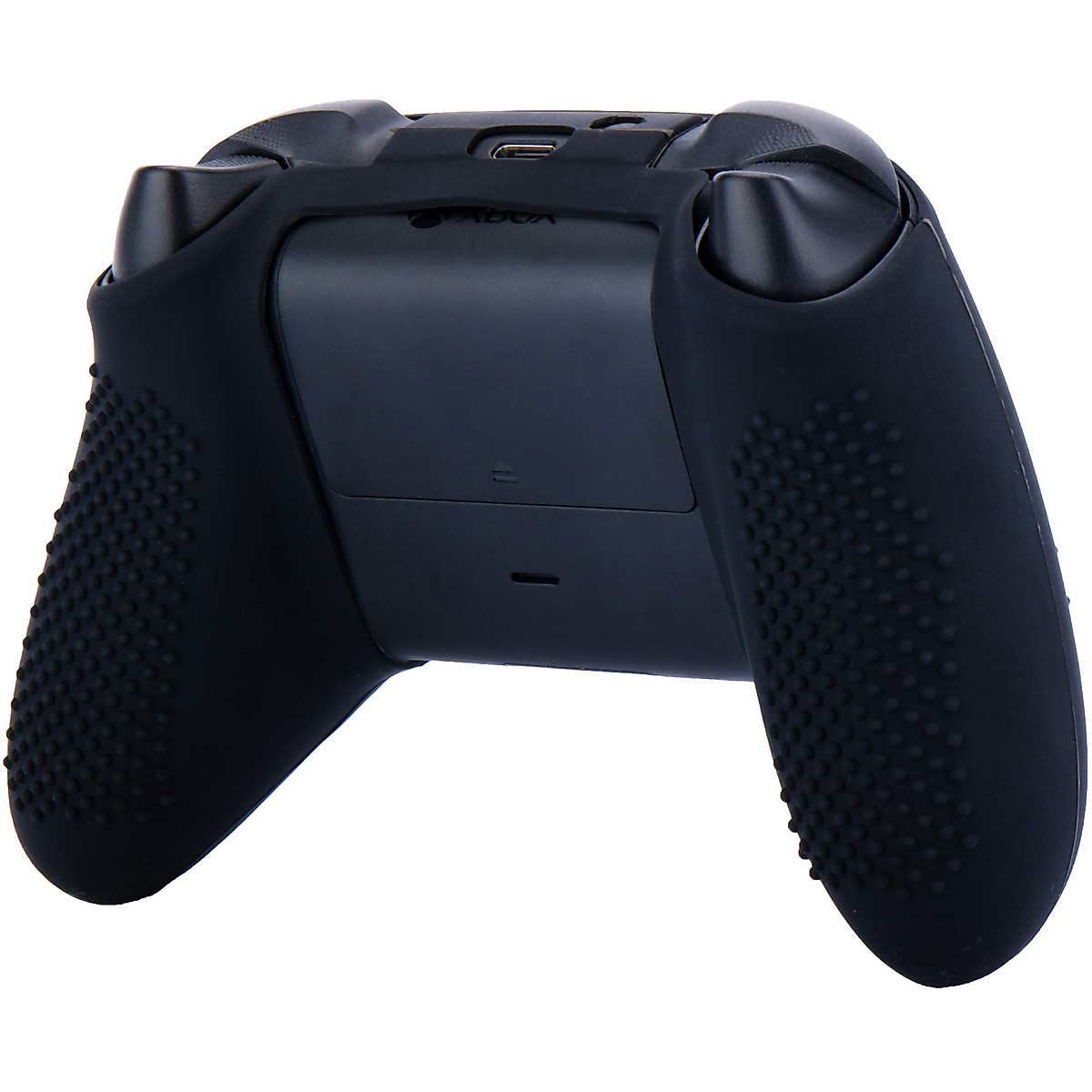 YoRHa Silicone Cover Skin Case for Xbox Series X/S Controller x 1(Black) with Thumb Grips x 10