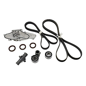 Timing Belt & Water Pump Kit Compatible with Hon-da Acc-ord Od-yssey Pil-ot Rid-geline Ac-ura MDX RDX RL 19200-RDV-J01 19200-RDM-A02 19200-RDM-A01 Weonefit