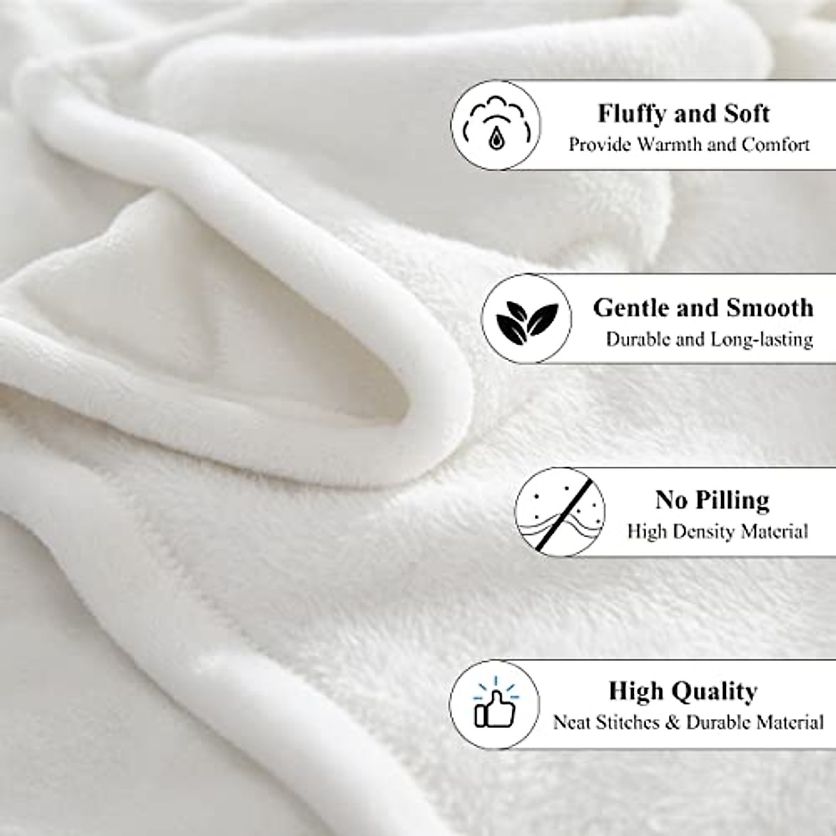 TOPTREE Ultra Soft Tropical Birds Blanket, Purple Flowers Watercolor Hummingbird Throw Blanket Fleece Blanket, Plush Blanket for Bed and Couch,Warm Fuzzy Cozy Throws Blankets for Kids Adults 60" x 80"