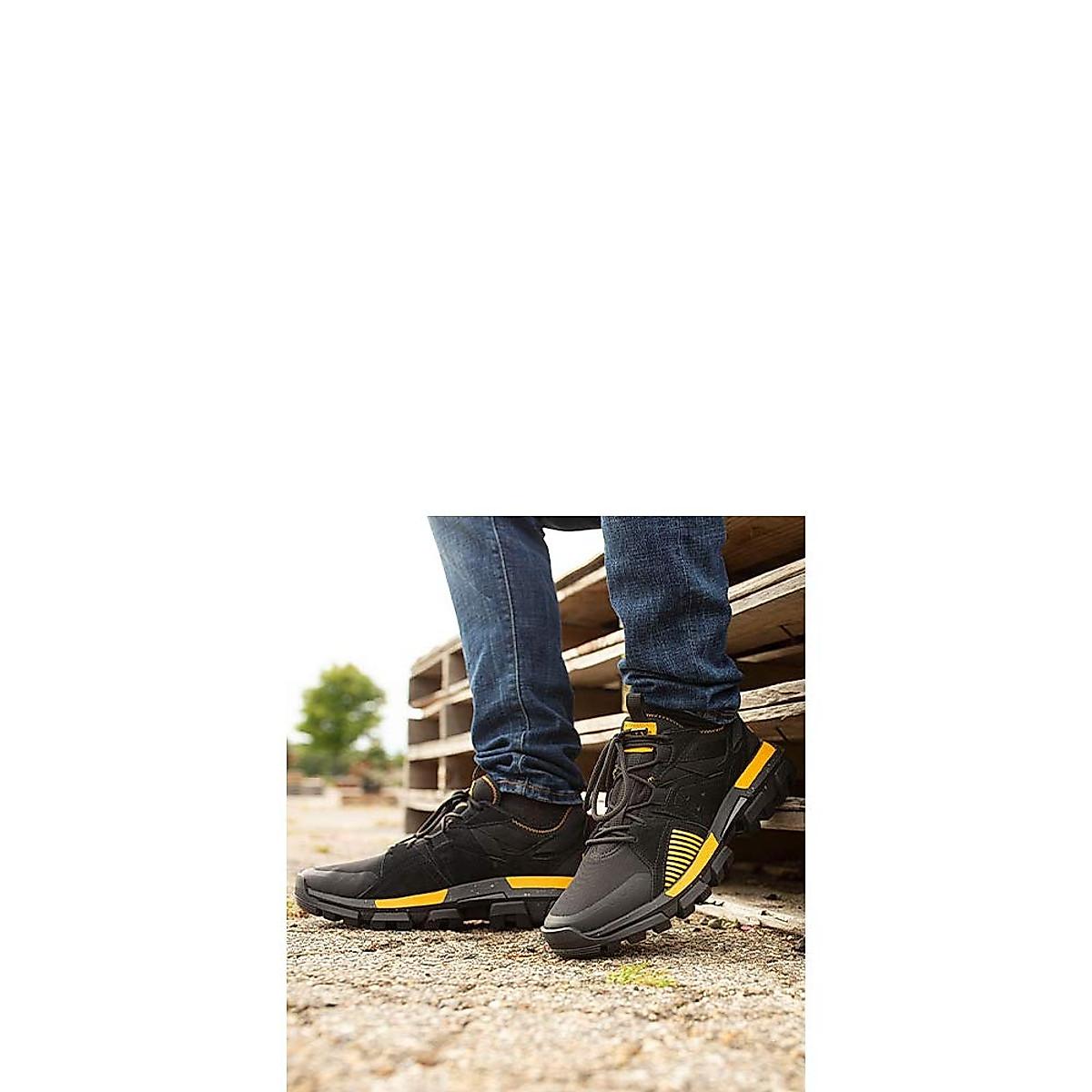 Caterpillar Raider Sport Sneaker Unisex Black/Cat Yellow