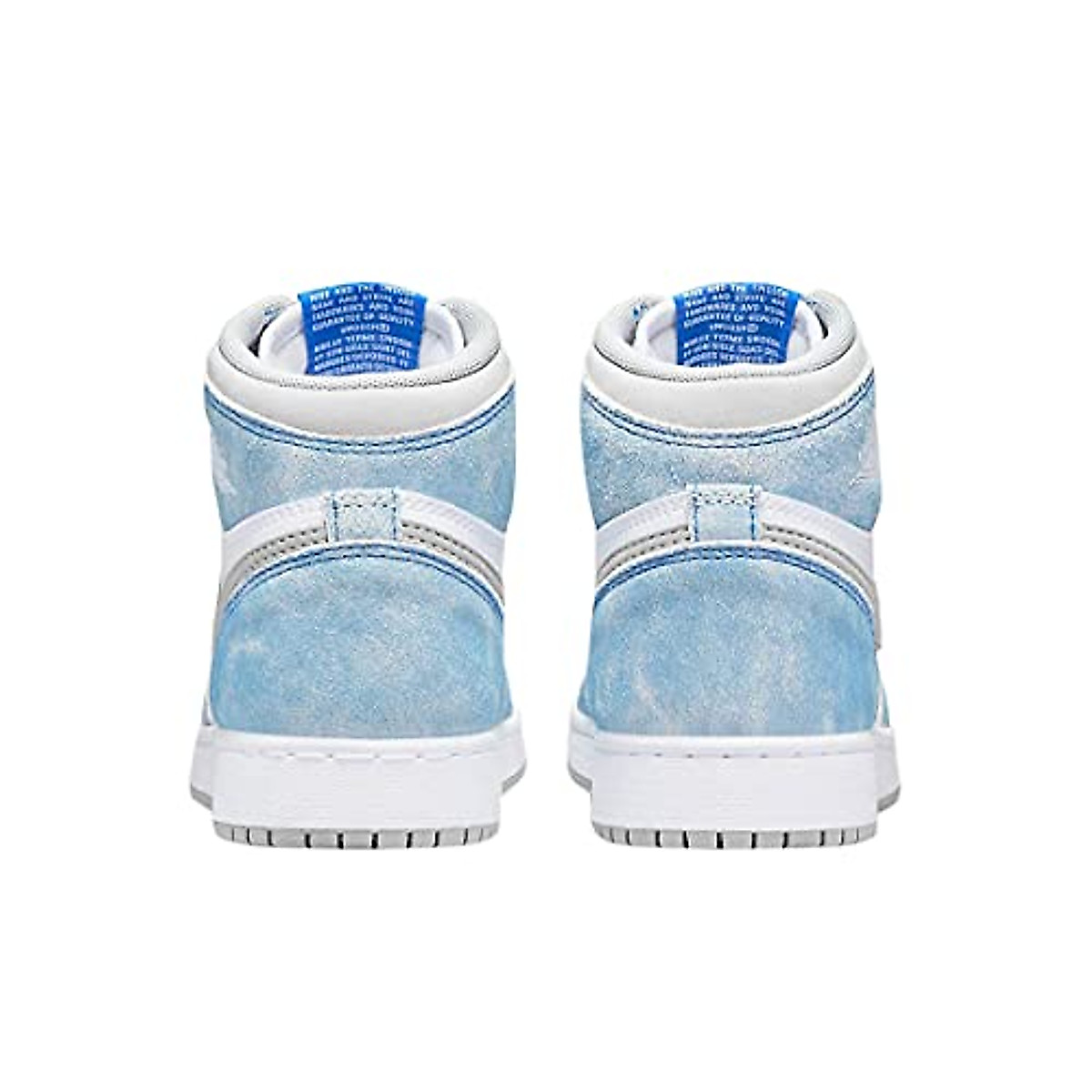 Nike Unisex Air Jordan 1 Retro HI OG (GS) Sneakers, Kids, Hyper Royal/White Royal/Blanc, 7Y M US