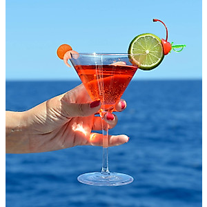 Genuine Fred Shrimp Cocktail-Drink Markers-6, Set of 6, Orange