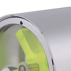 Oumefar Tungsten Alloy Standard Thread Computer Water Cooling Flow Indicator G1/4 Inch Visual Water Flow Indicator for Observing Water Flow Speed etc