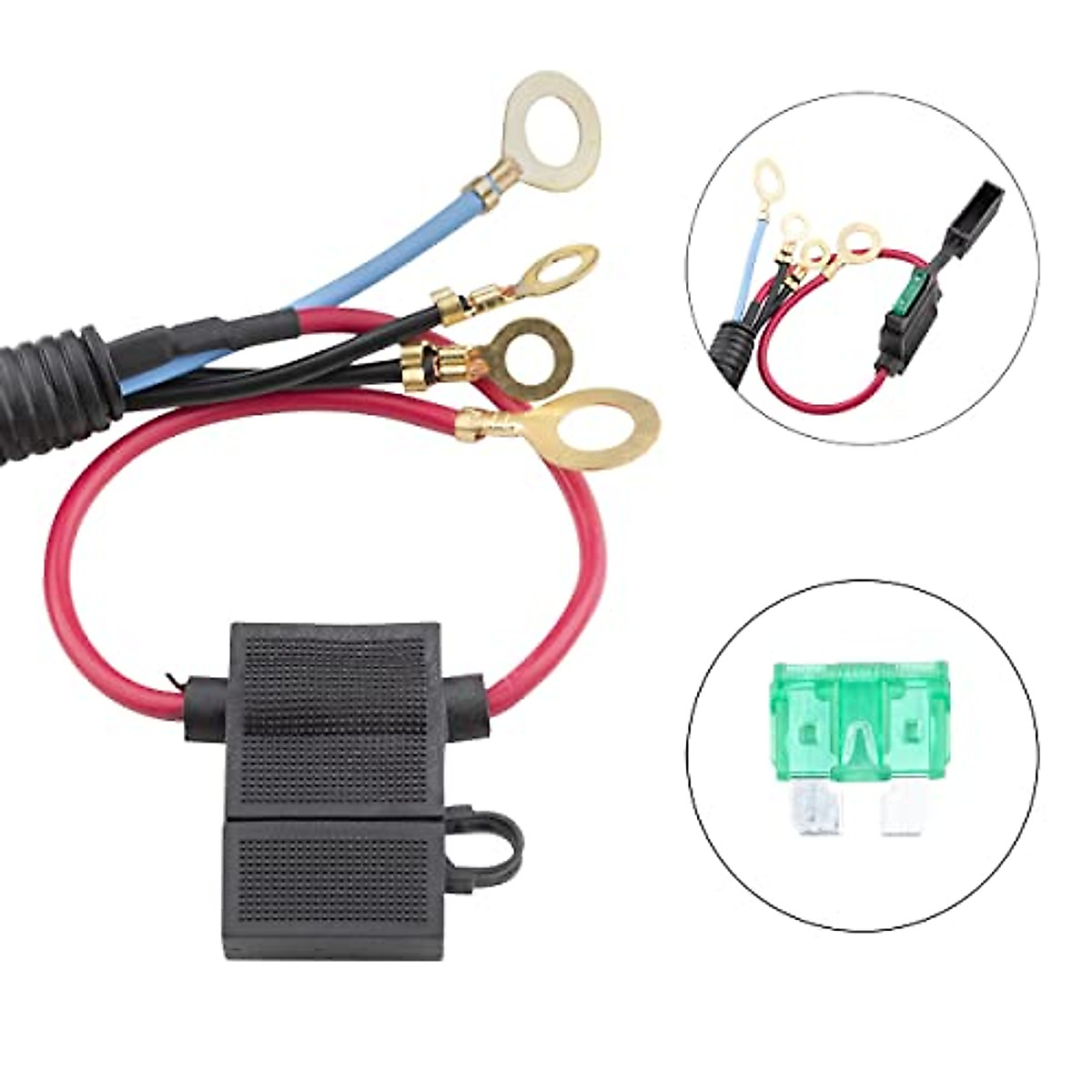 Dual Electric Fan Upgrade Wiring Harness Fits GM 1999– 2006 Truck SUV Replace 7L5533A226T Control Cooling Fan Wire Harness Kit