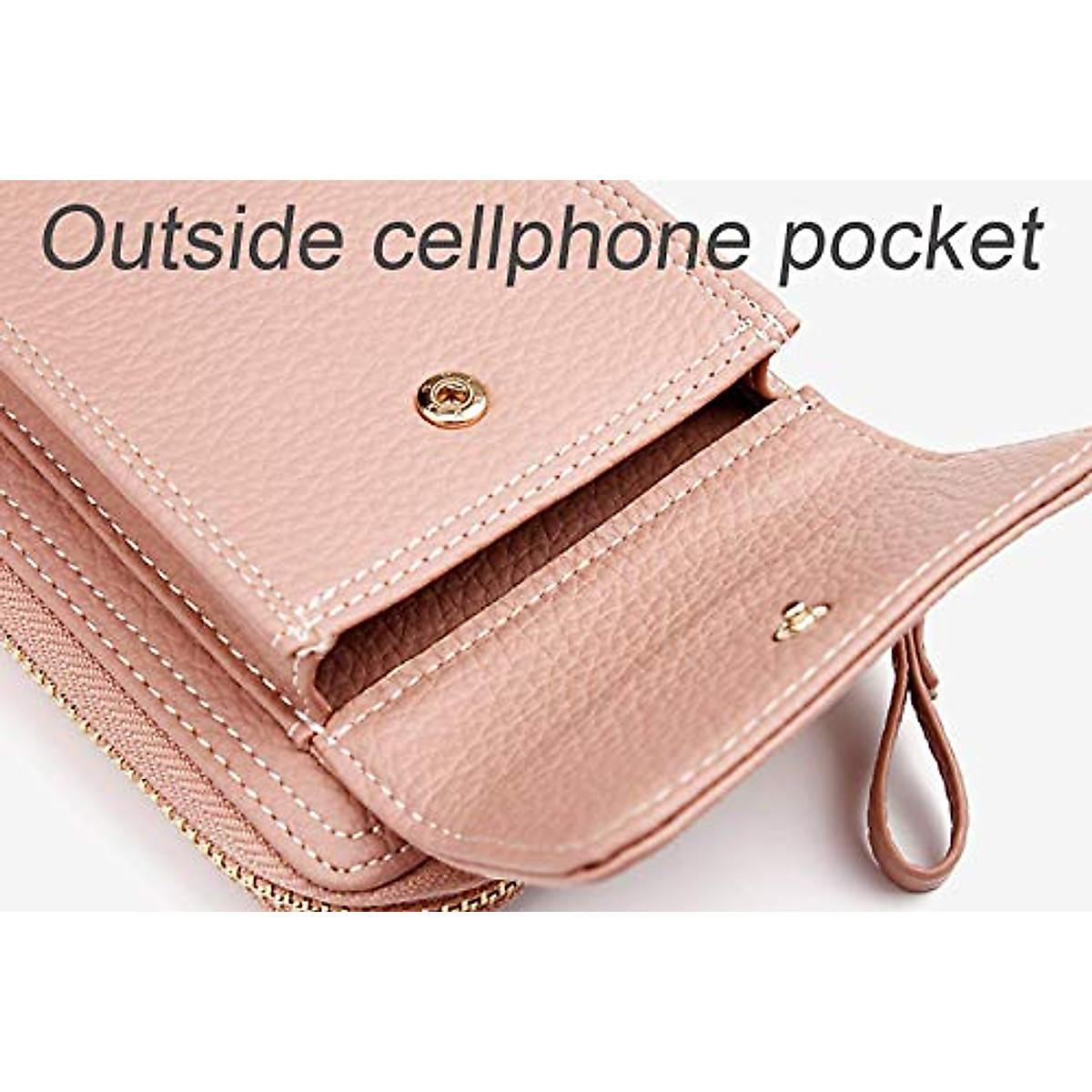 Women Crossbody Cell Phone Bag Small Shoulder Purse Leather Travel RFID Card Slots Wallet Case Handbag Phone Pocket Baggap Clutch for iPhone 11 Se 2020 11 Pro Xr X Xs Max 8/7/6 Plus Samsung