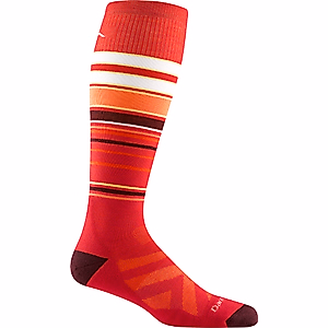 Darn Tough Vermont Snowpack OTC Midweight with Cushion Red MD (US 8-9.5)