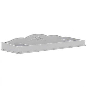 Evolur Aurora Change Tray I Lasting Quality I Intricate Ribbon Bow Scrollwork, Silver Mist