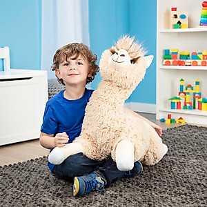 Melissa & Doug Jumbo Llama Stuffed Plush Animal (26 Inches Tall)