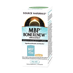 Source Naturals MBP Bone Renew - Milk Protein for Advanced Density Support - 30 Capsules