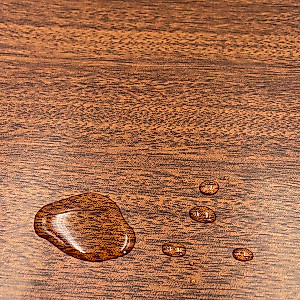 Yifely Minimalist Brown Wood Grain Furniture Paper Self Adhesive Shelf Liner Nightstand Door Sticker 17.7 Inch by 9.8 Feet