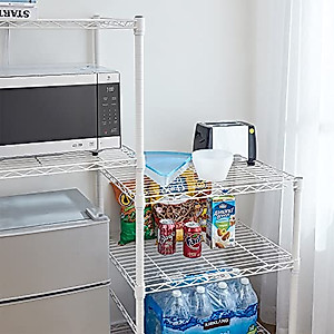 DormCo Mini Shelf Supreme with Supreme Shelving - 3 Shelf Add On (Standard) - White