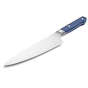 Misen Chef Knife - 8 Inch Professional Kitchen Knife - High Carbon Stainless Steel Ultra Sharp Chef's Knife, Blue