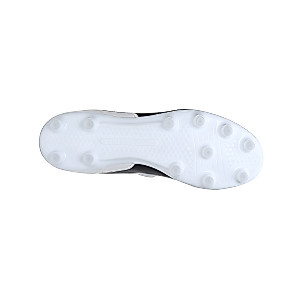 PUMA Men's KING TOP FIRM GROUND Soccer Cleat, Puma White-Puma Black-Puma White, 12