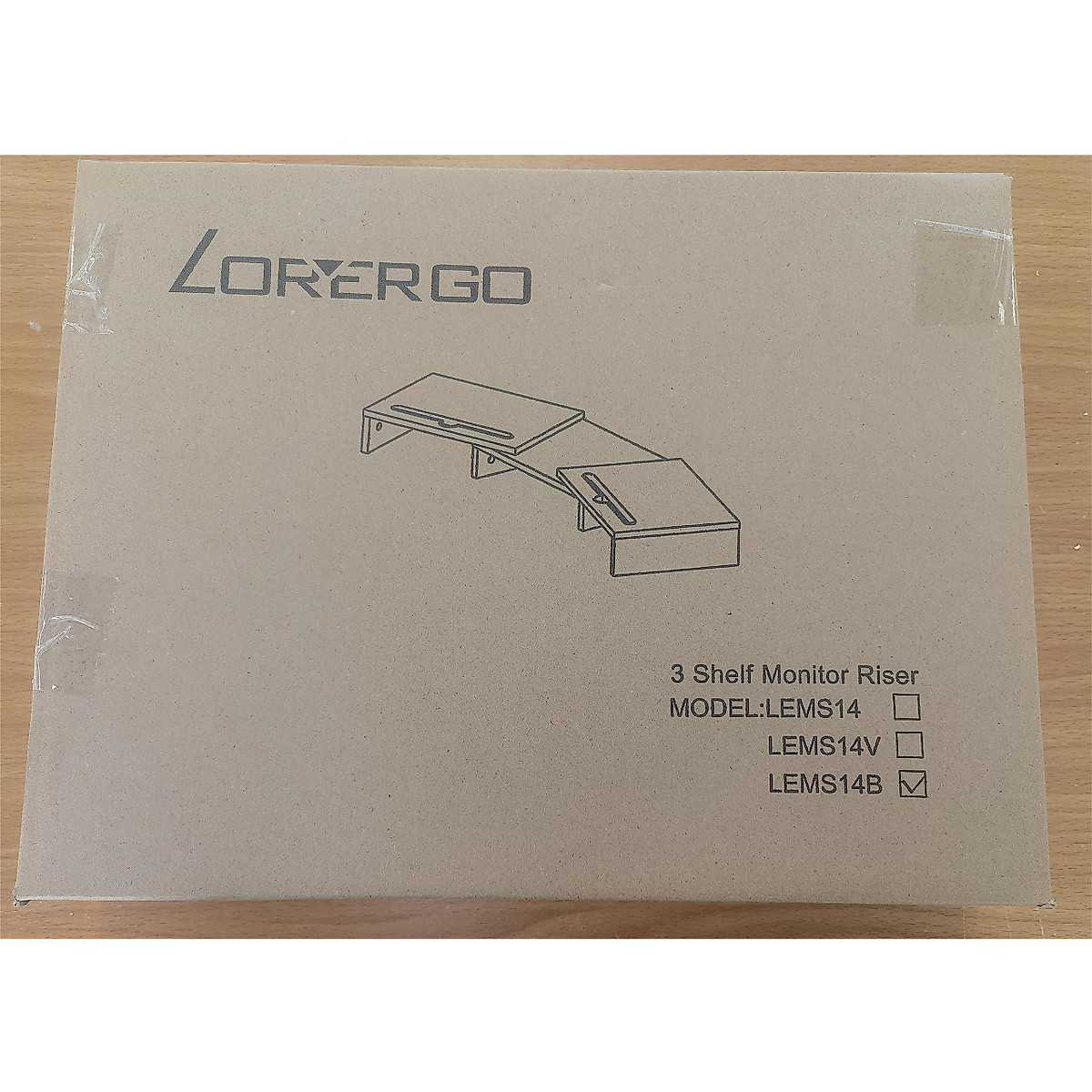 LORYERGO Dual Monitor Stand - [Upgraded] Monitor Stand w/ 2 Slots for Phone & Tablet, Dual Monitor Riser, Length and Angle Adjustable, Computer Stand for Monitor, Laptop, Tablet (Black)